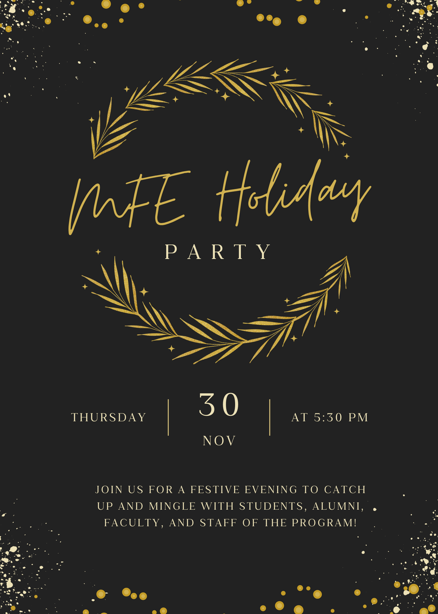 MFE Holiday Party – MFE UToronto